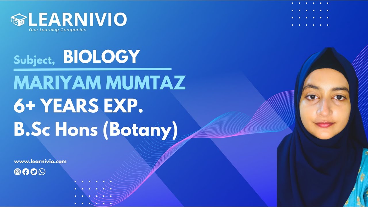 Learnivio | Biology Lect 12th CBSE B2 11-04-2024 - YouTube