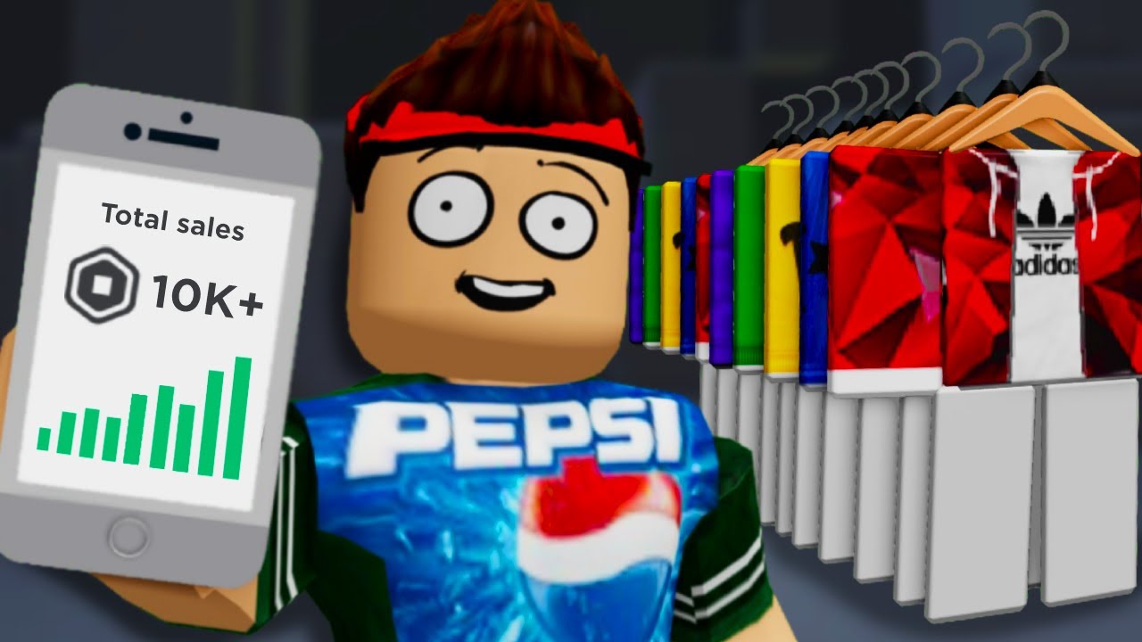I Started A Roblox CLOTHING BRAND For 14 Days - YouTube