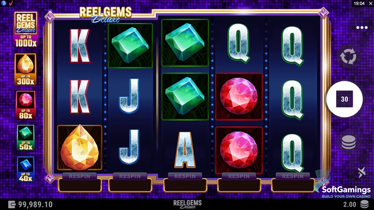 Microgaming - Reel Gems Deluxe - Gameplay Demo - YouTube