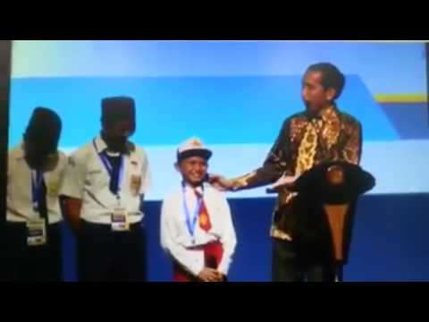 Di depan Presiden Jokowi, anak SD sebut ikan \