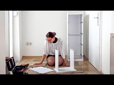 Assemble my IKEA Furniture in MINI DRESS & TIGHTS | Kats Little World
