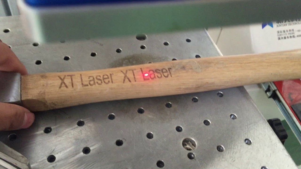wood laser marking machine,Co2 laser marking machine - YouTube