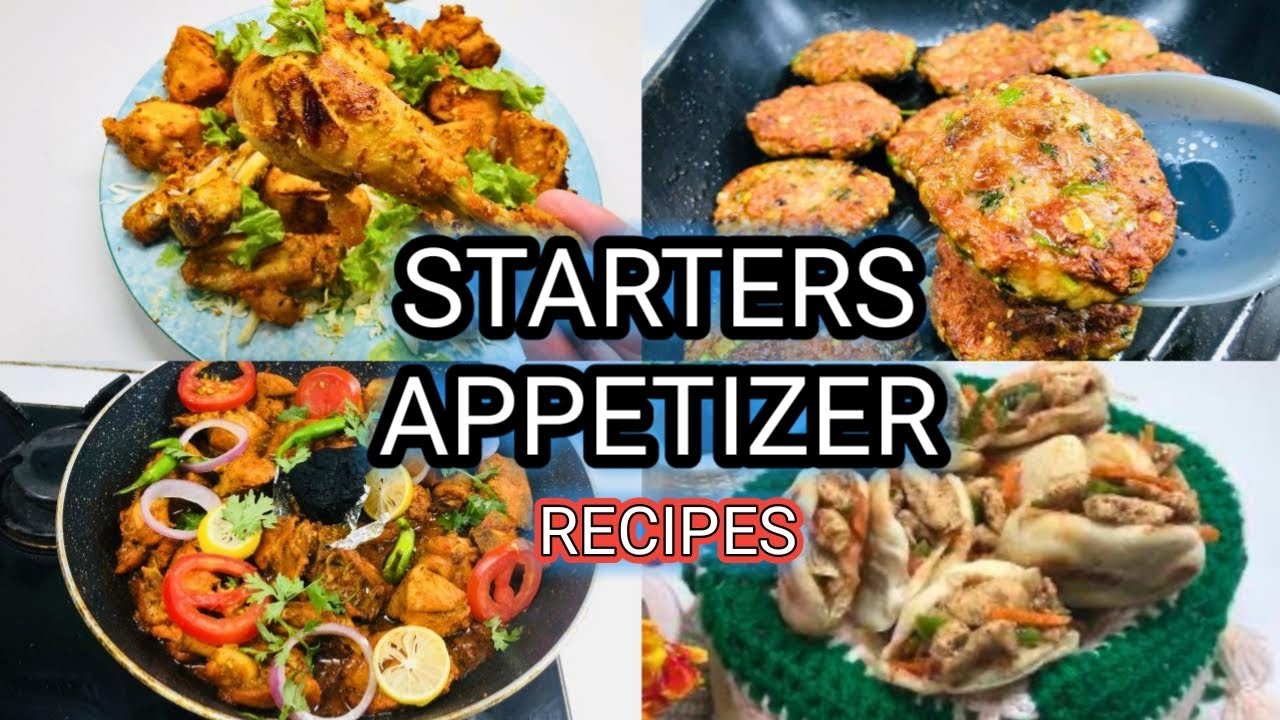 4 Easy Party Starter Recipes | 4 Starters & Appetizer Recipes | Snacks ...