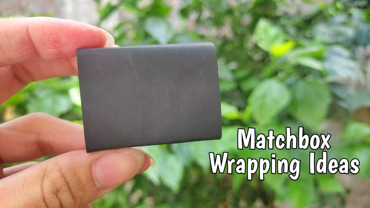 Matchbox Wrapping Ideas | Matchbox Gift Box | Magic Of Craft | - YouTube