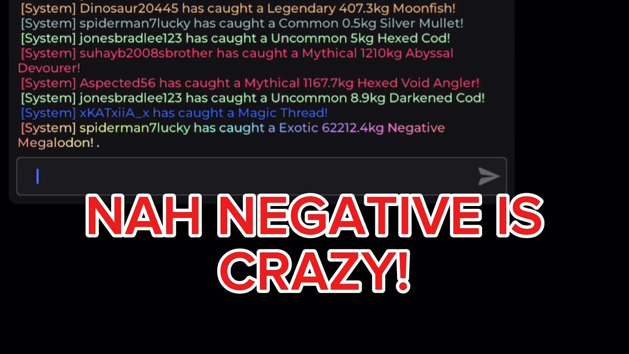 I GOT TWO MEGALODONS ONE NEGATIVE AND ONE BIG ANCIENT IN FISCH!!! - YouTube