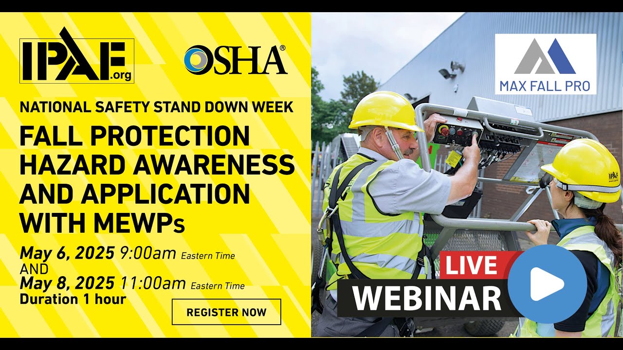 National Safety Stand Down 2025: Fall Protection Hazard Awareness and ...