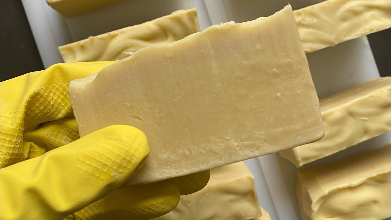 Cold Process Soap Cutting| Watch me Cut my Homemade Soap - YouTube