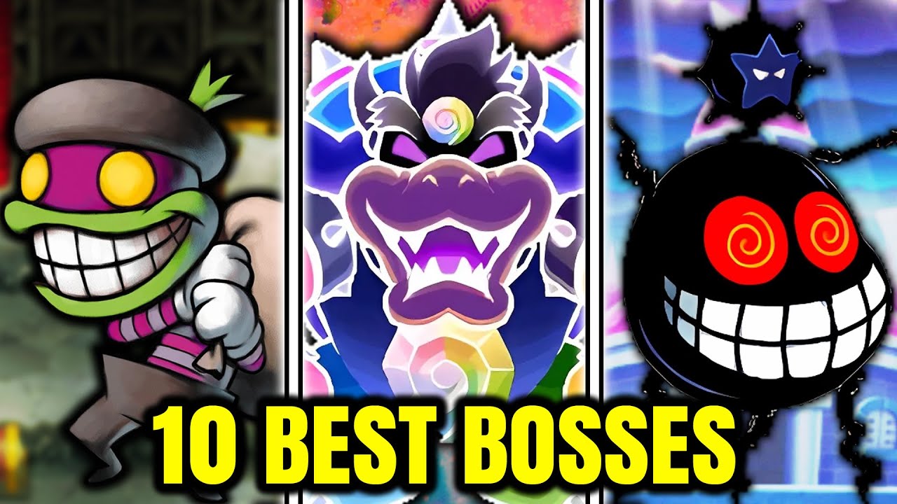 Top 10 BEST Mario & Luigi Bosses - YouTube