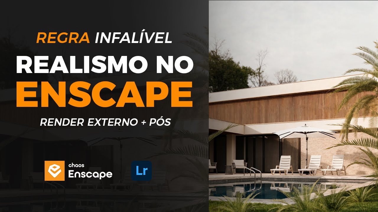 Regra infalível para render Realista no Enscape. #enscape #render #3d # ...