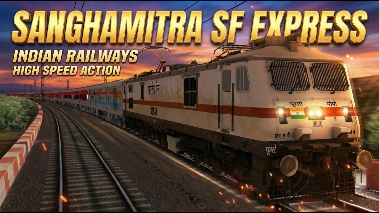 Part -2 | Narmada Route V2 | 12296/Sanghamitra SF Express | Indian ...