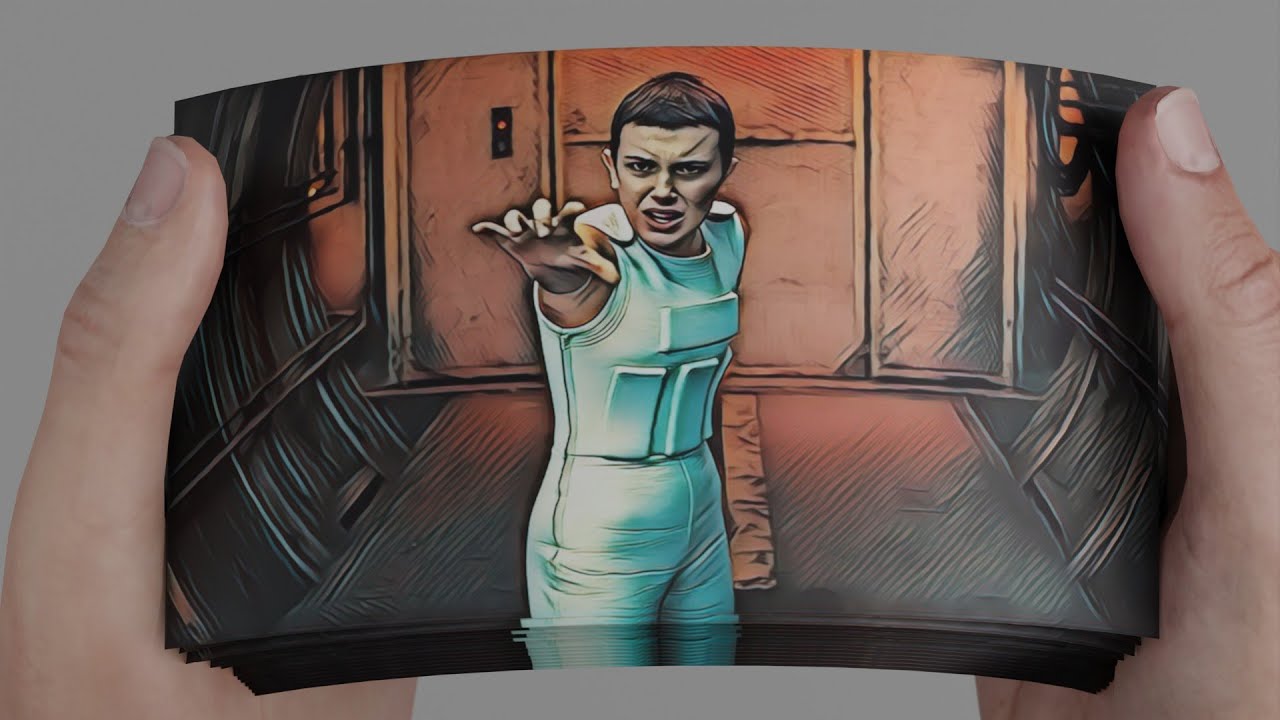 Papa Convince Eleven to Stay With Him Flipbook | Stranger Things 4 ...