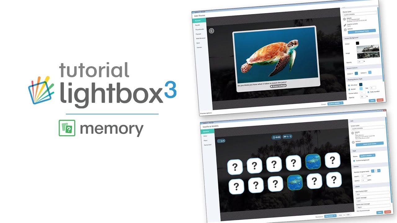Lightbox 3 - Memory Tutorial - YouTube