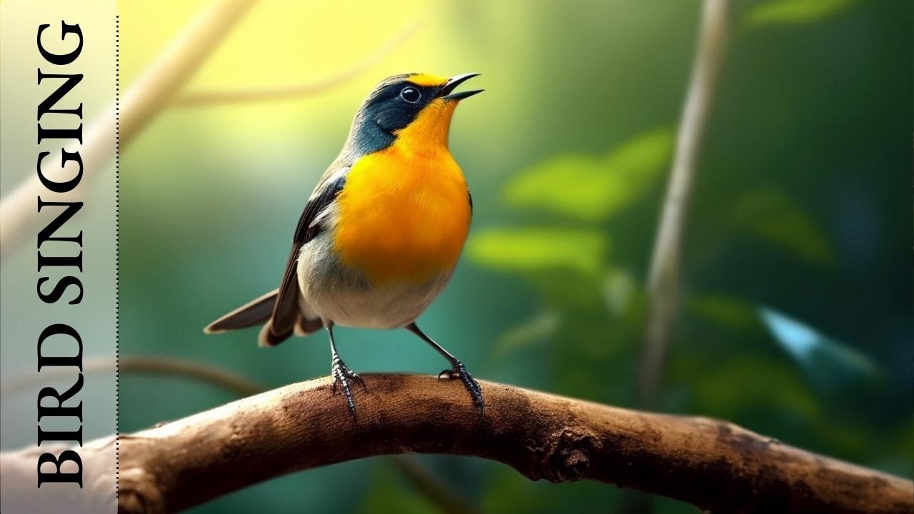 The sound of birds singing in nature | Good sound, gently erases sad ...