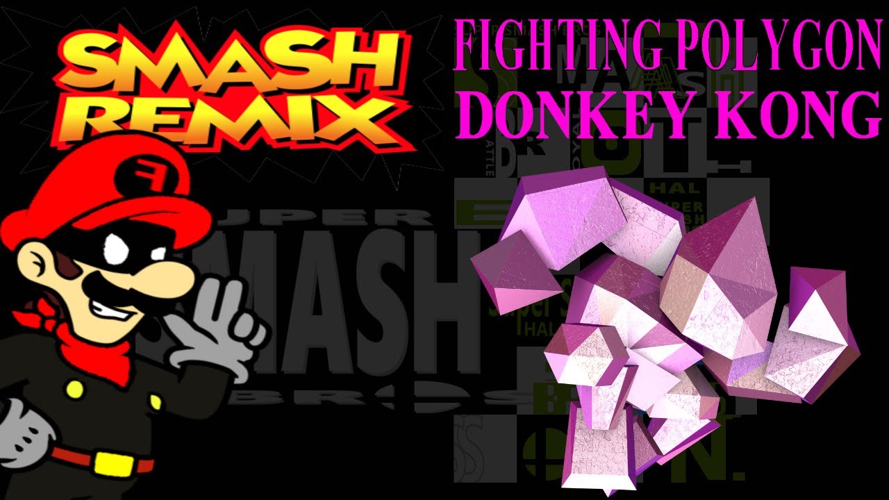 Smash Remix: 1P Mode Fighting Polygon D.K. Very Hard (No Continues ...