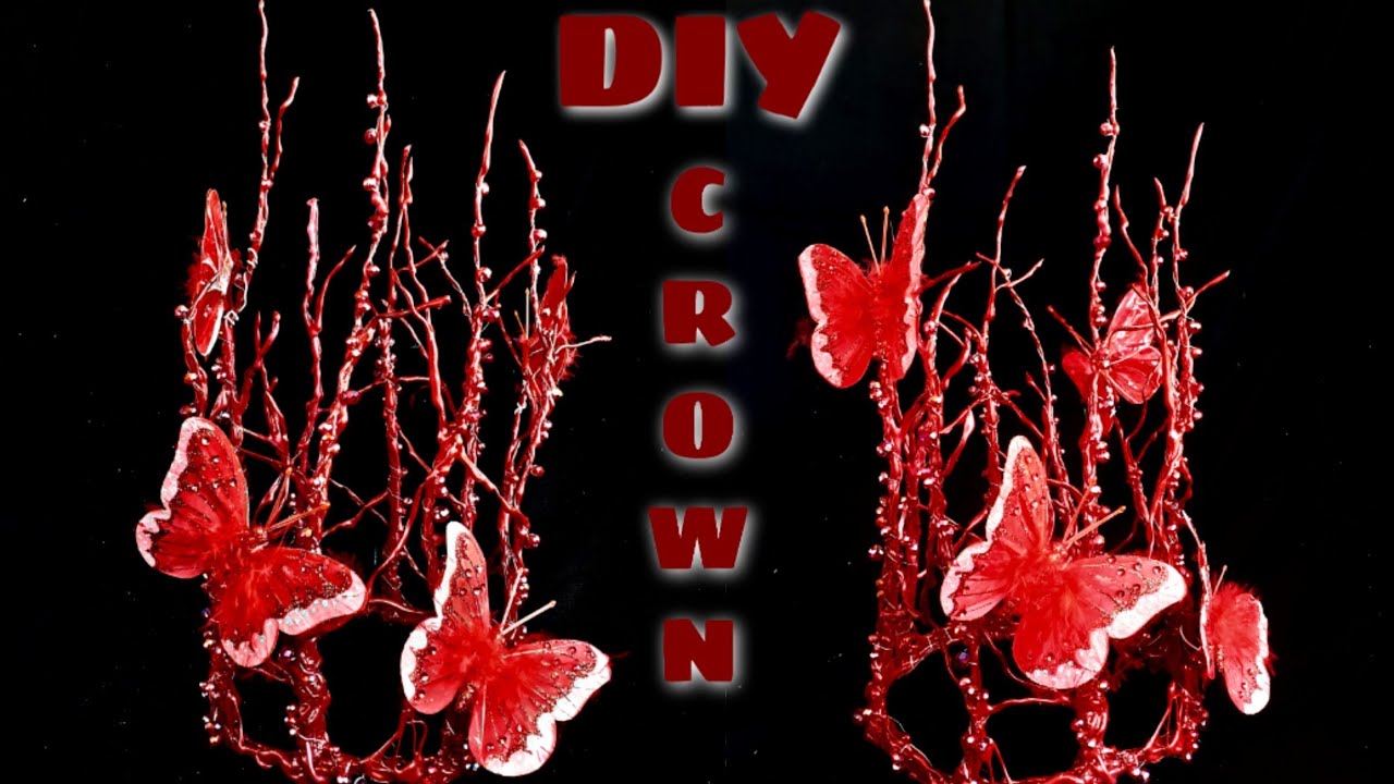 DIY | Tutorial Make a crown for festival / cara membuat mahkota unik ...