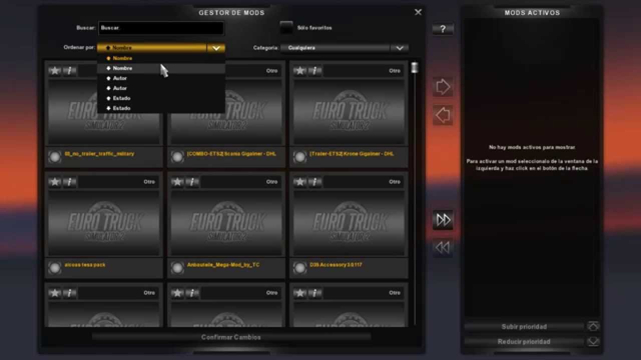 GESTOR DE MODS EURO TRUCK SIMULATOR 2. COMO USARLO. - YouTube