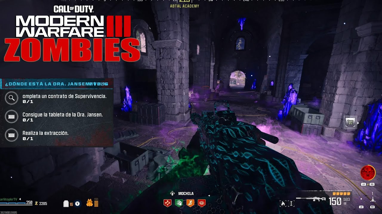 Como Completar Mision DONDE ESTA LA DR JANSEN de zombies mw3 un ...