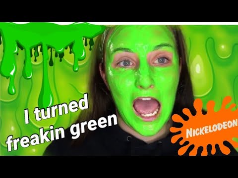WTF? NICKELODEON SLIME FACE MASK // REVIEW - YouTube