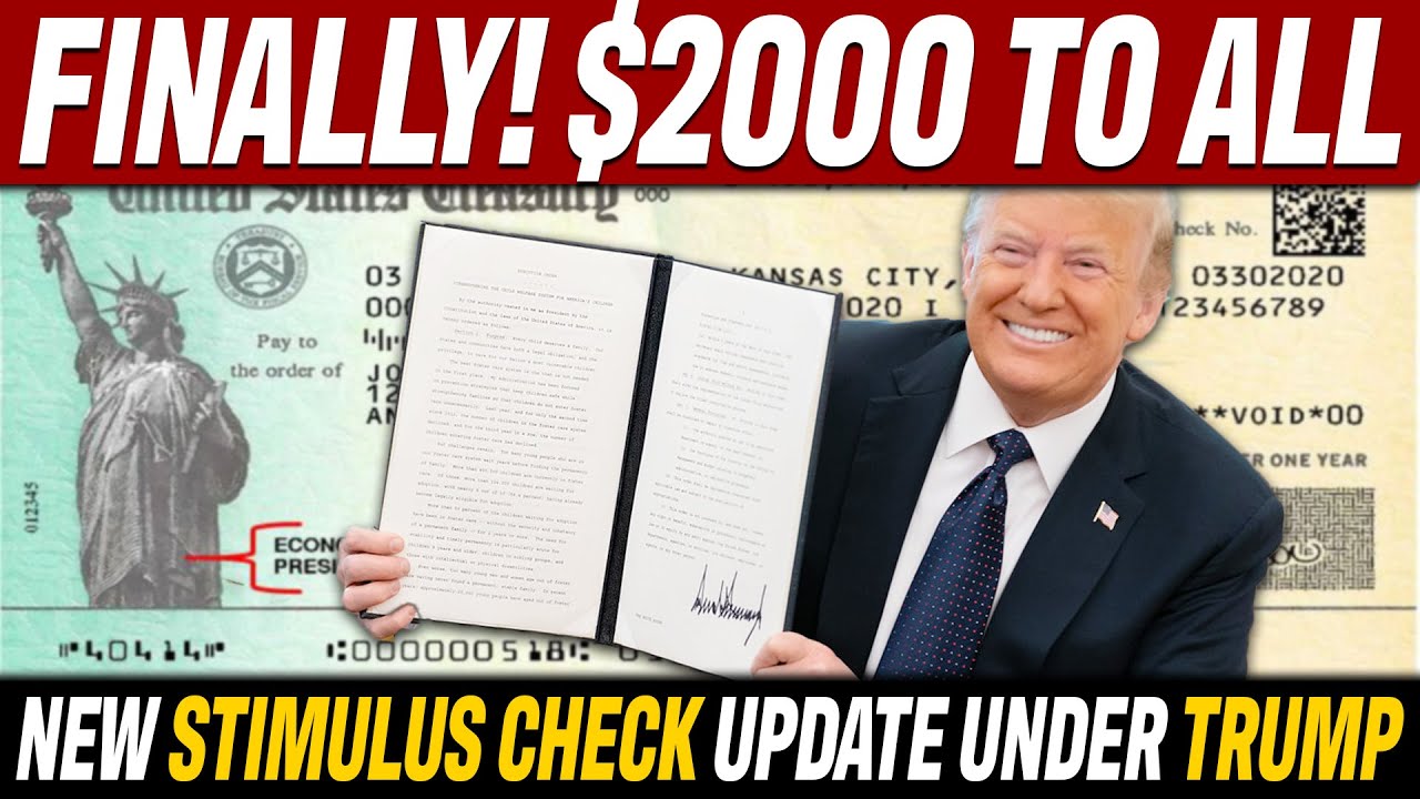 FINALLY! $2000 Stimulus Check Update | President Trumps Next Stimulus ...