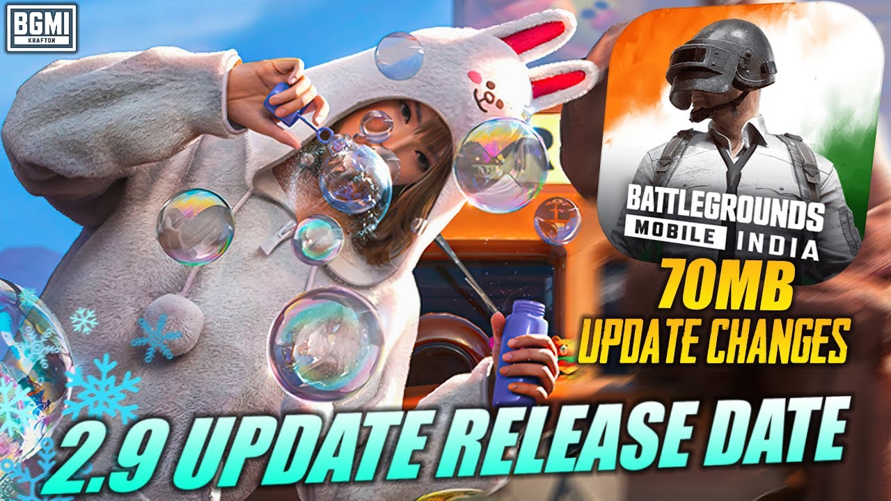 BGMI/PUBGM WINTER UPDATE RELEASE DATE || BGMI 70MB HOT PATCH UPDATE ALL ...