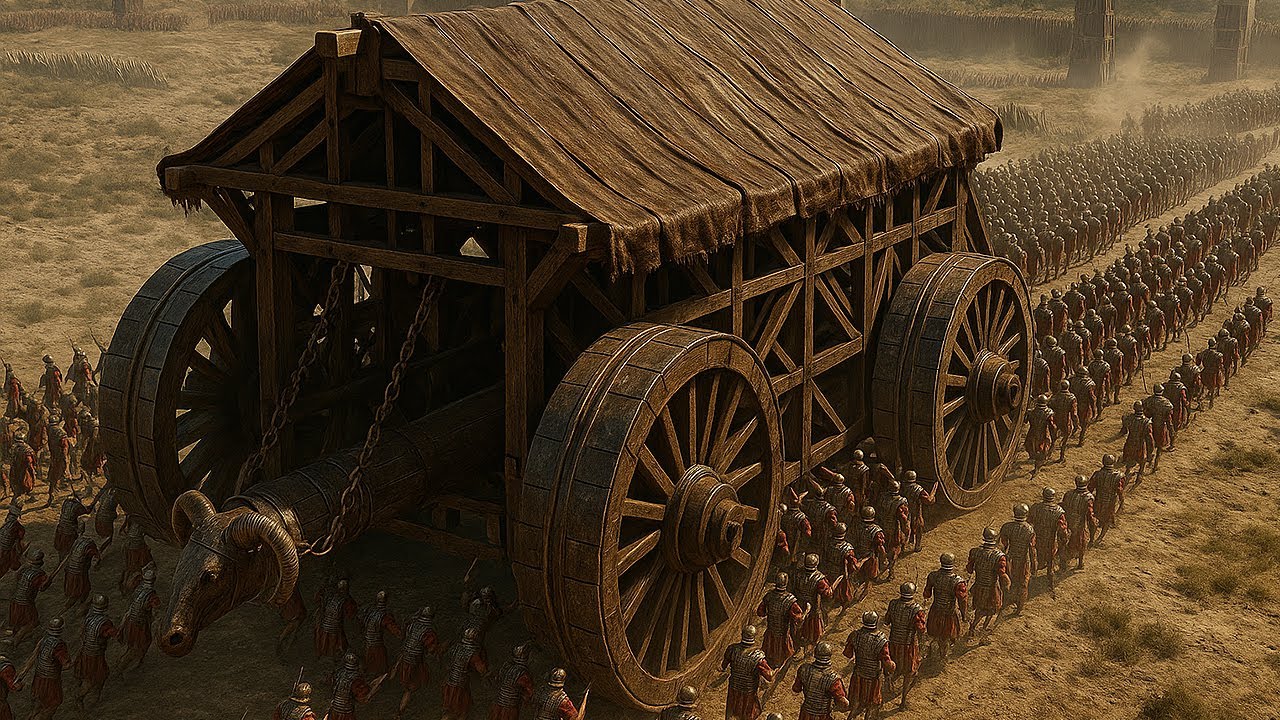 ¿Qué tan PODEROSO era el Ariete Romano? La máquina de Artillería más ...