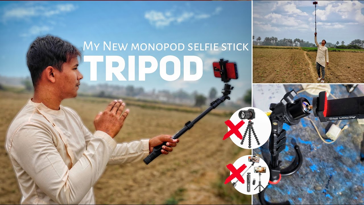 New Tripod Selfie Stick For Vlogging 🤑| Best Tripod Selfie Stick Under ...