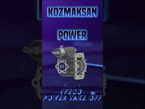 Iveco Power Take-Off PTO Mounting on Iveco Daily 70C15 Transmission [ Kozmaksan Iveco PTOs