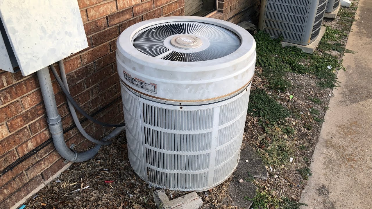 1984 Carrier "Round One" 3-Ton Heat Pump - Startup/Shutdown (Cool Mode ...
