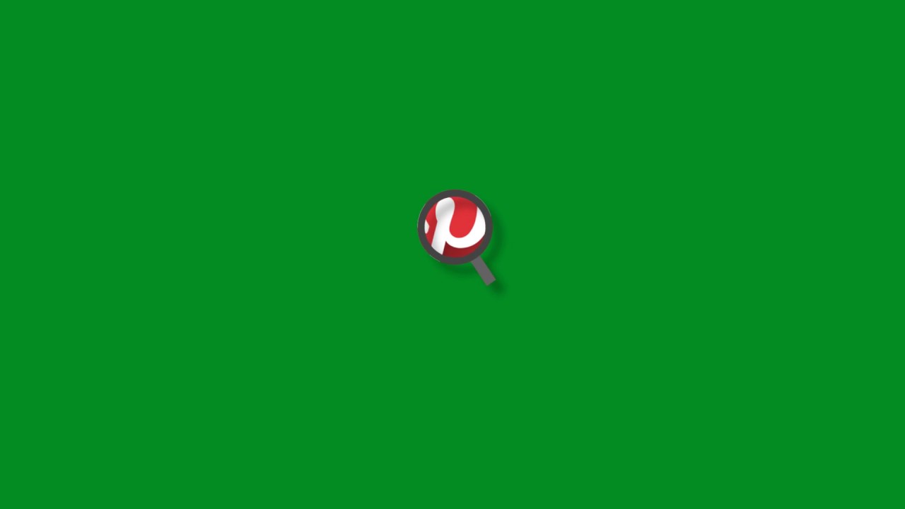 Pinterest Icon Green Screen - YouTube
