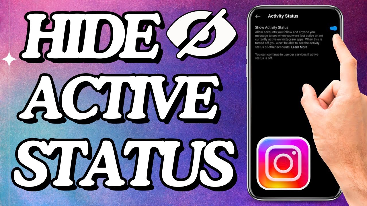 How To Hide Active Status On Instagram (Basic Tutorial) - YouTube
