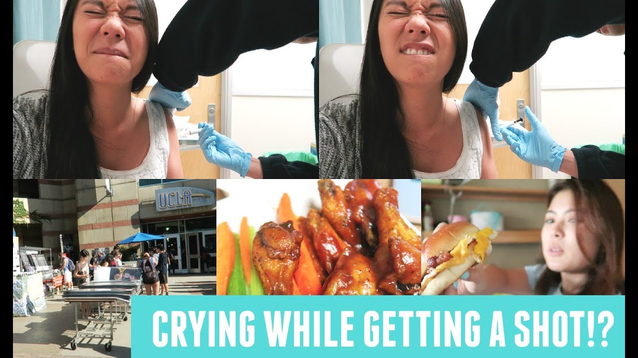 Getting an Immunization Shot and Lots of Food! - YouTube