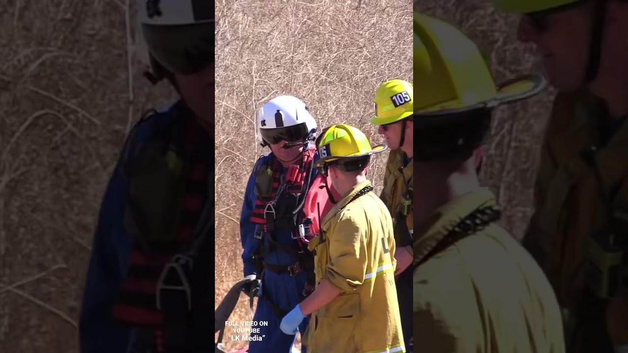 Hiker Rescue In the California Mountains - YouTube