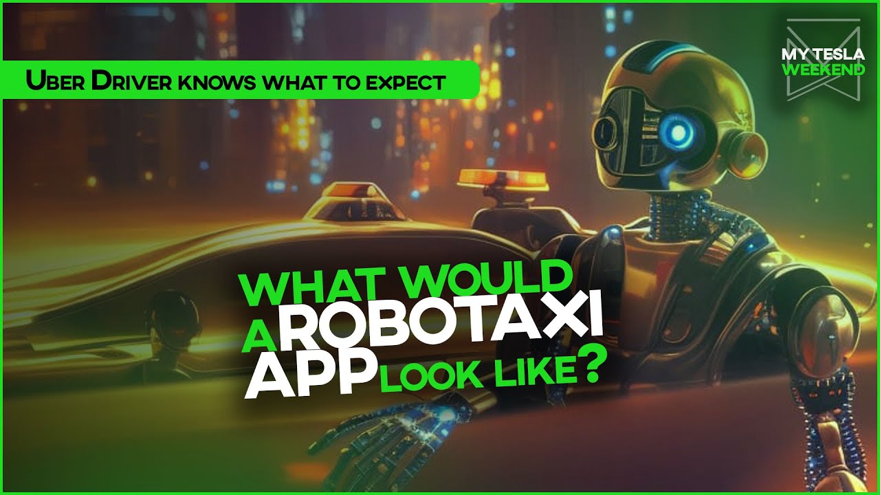 Tesla RoboTaxi App would be GROUNDBREAKING - YouTube