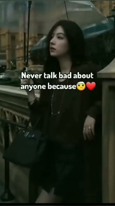 this is why you should never talk bad about anyone. #emotionalexhaustion - YouTube