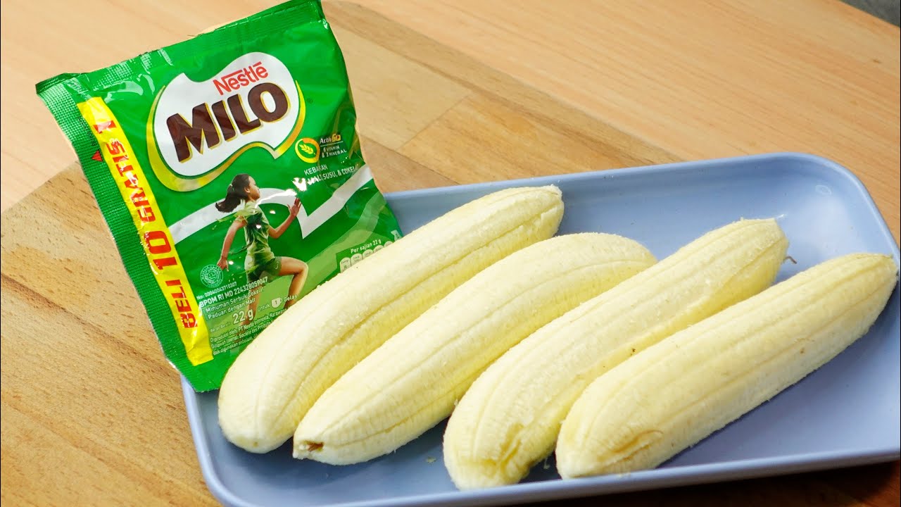 Punya Pisang Dan Milo Dibikin Ini Aja. Cocok buat Buka Puasa! - YouTube