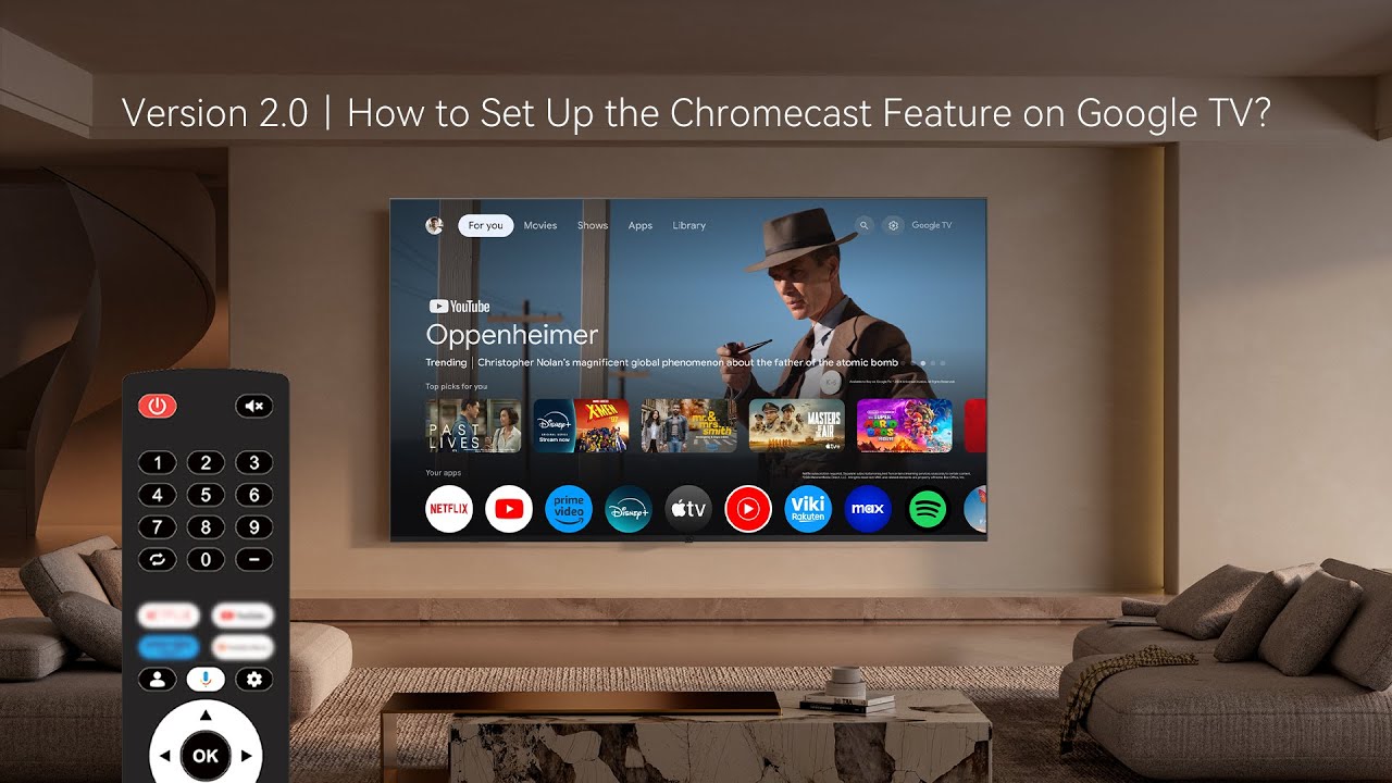 Version 2.0 | How to Set Up the Chromecast Feature on Google TV？ - YouTube