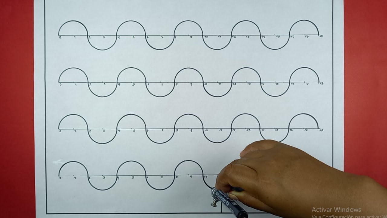 TRAZADO DE CURVAS ONDULADAS - YouTube