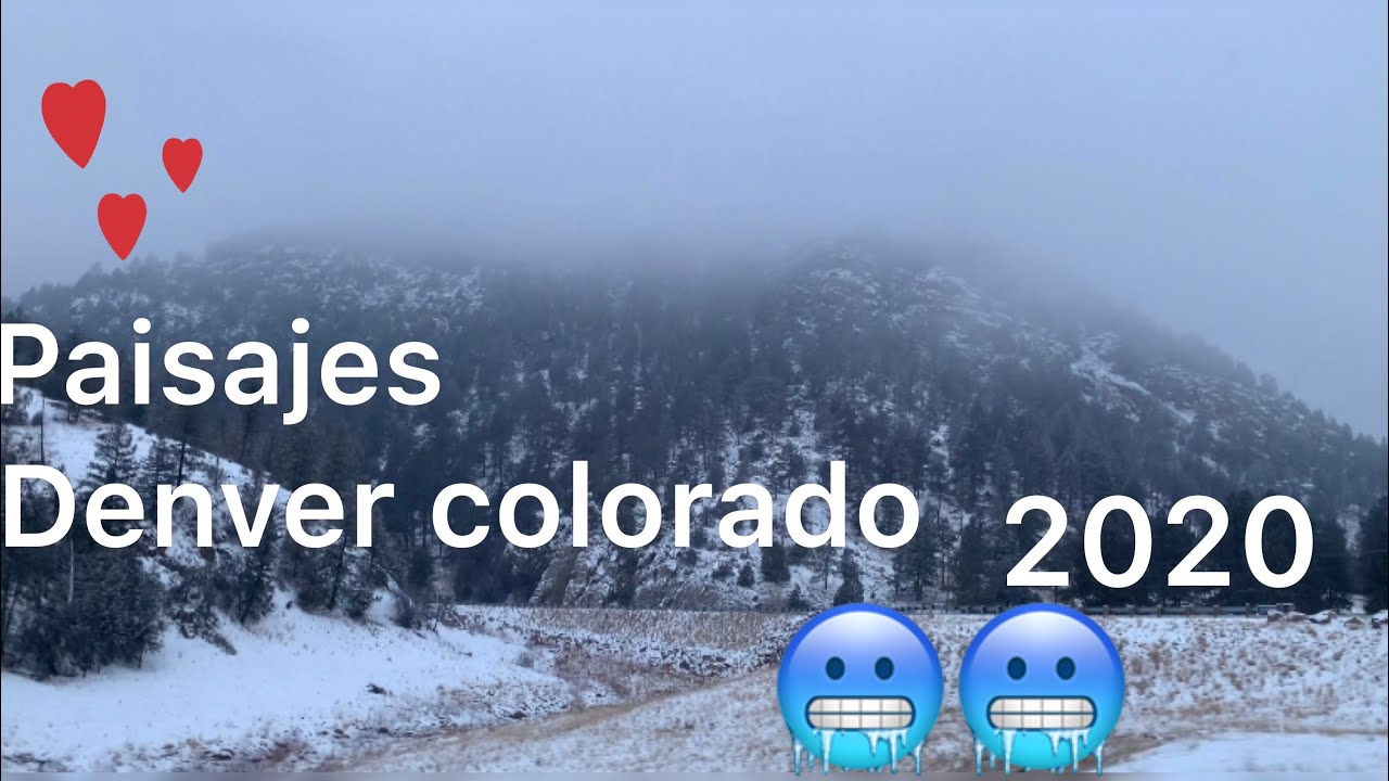 PAISAJES DENVER COLORADO 🥶😍🛣 diciembre 2020 - YouTube