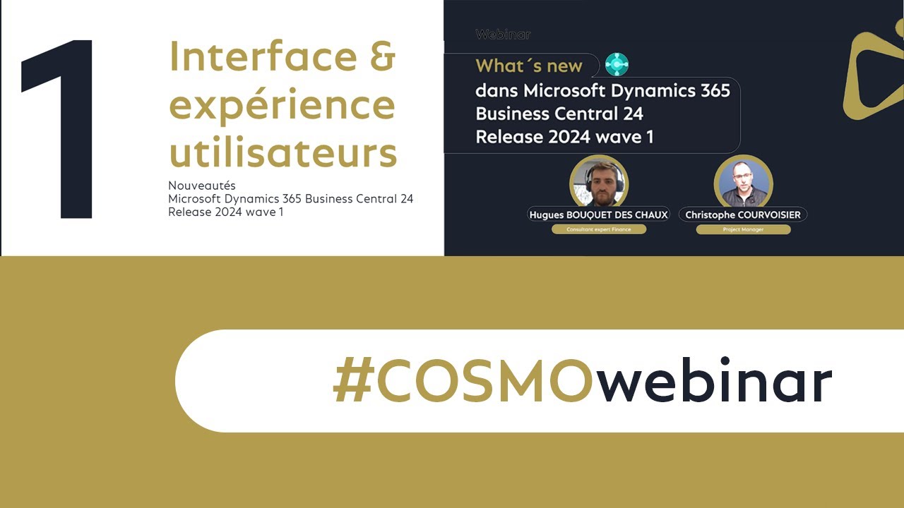 Nouveautés interface exp. utilisateurs | Business Central 24 Release ...