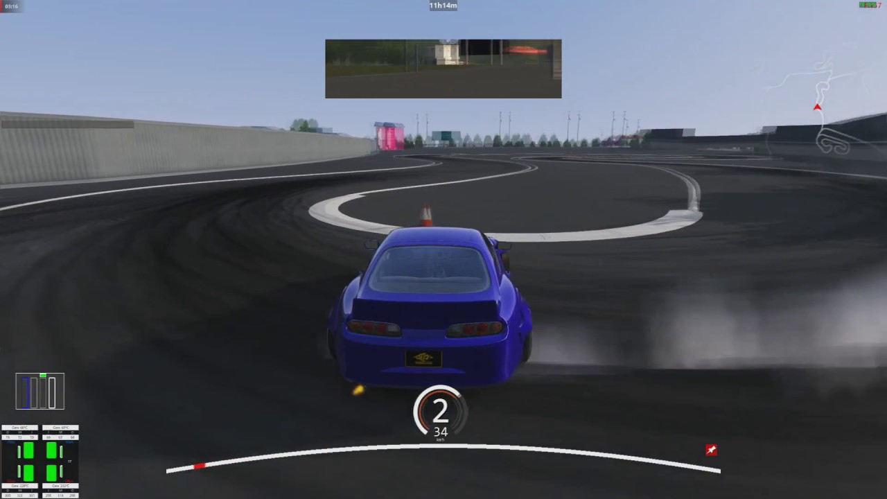 Assetto Corsa Drift on Mouse Steering // Tamada Sportsland - YouTube
