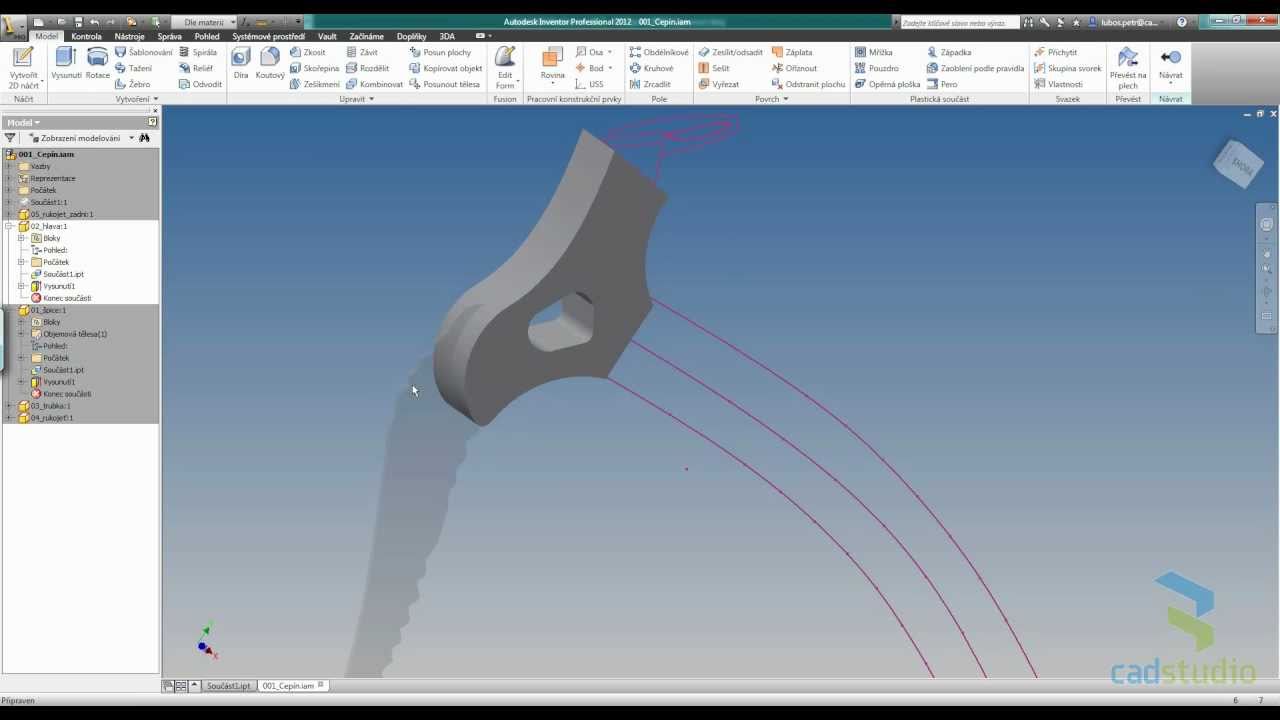 Autodesk Inventor (4 ze 7) - YouTube
