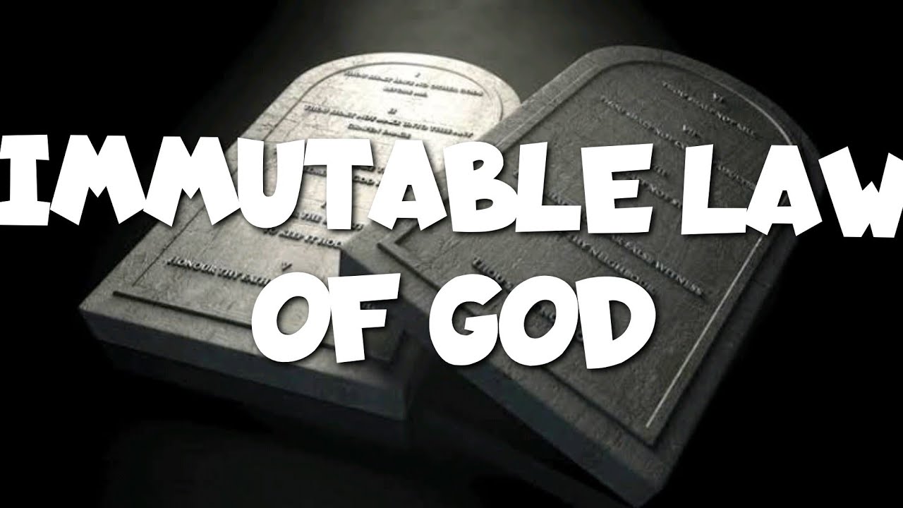 Sanctuary Pt 9 The Immutable Law Of God. Love is Manifested In ...