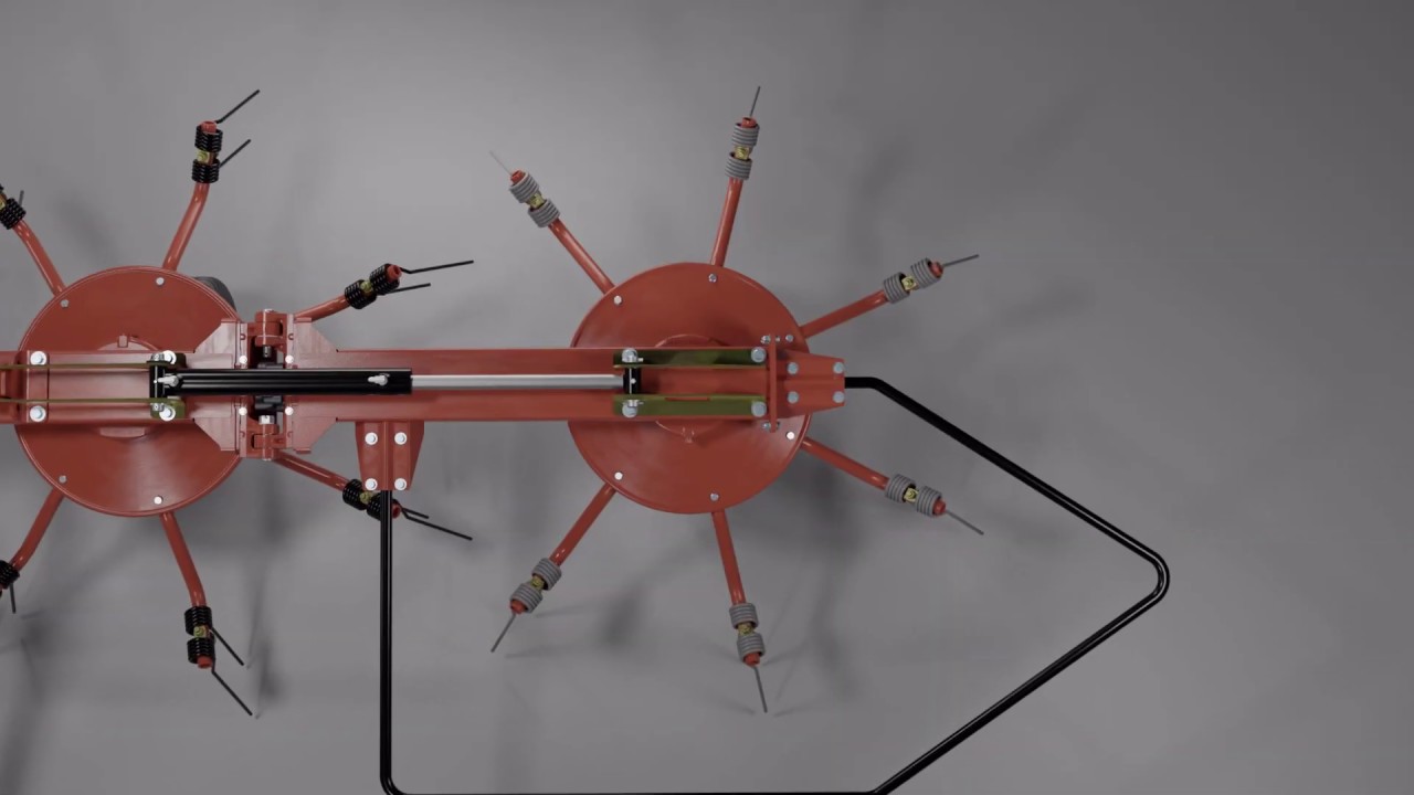 Pequea HT4102 4 Rotor Tedder is the BEST TEDDER . - YouTube