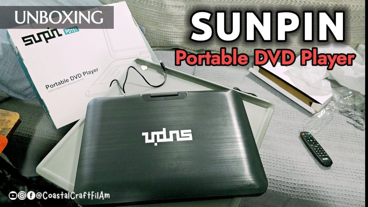 UNBOXING: SUNPIN Portable DVD Player @CoastalCraftFilAm - YouTube