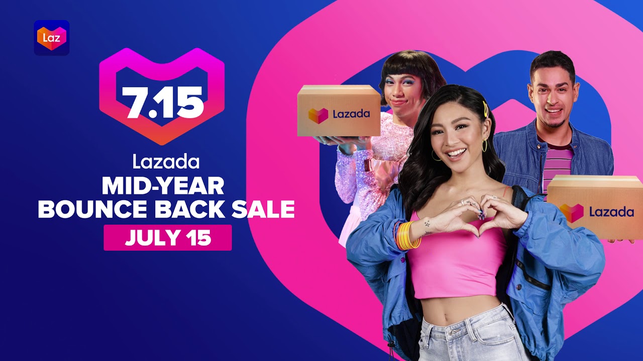 Lazada Mid-Year Bounce Back Sale on July 15 - YouTube