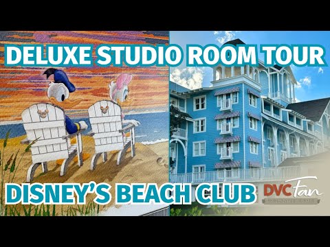 Deluxe Studio Room Tour at Disney’s Beach Club Villas!