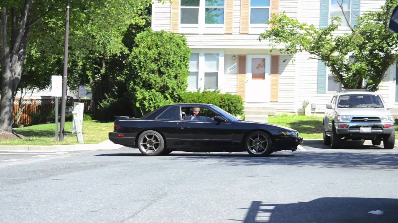 Nice sunday morning drive with the 240sx - YouTube
