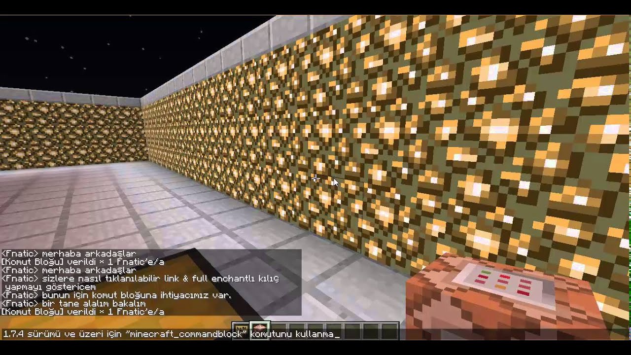 Minecraft - Tıklanılabilir Link & Full Enchant Sword - YouTube