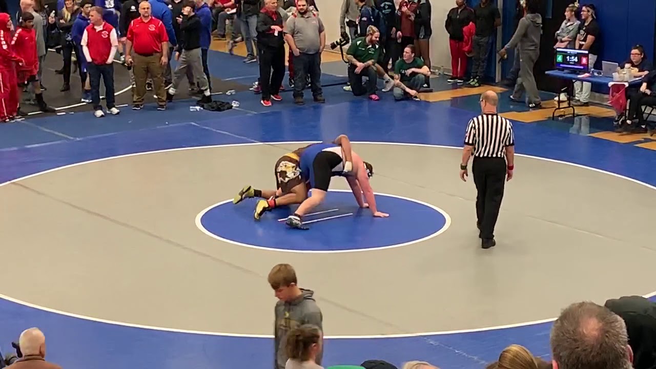 Ian Michael Allison - Lamphere Rams Wrestling - 2/16/2019 - YouTube