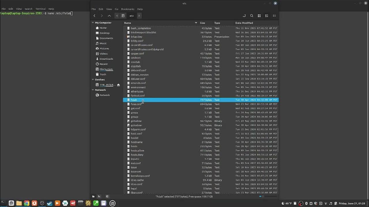 134 how to "open a file" using "nano" - YouTube